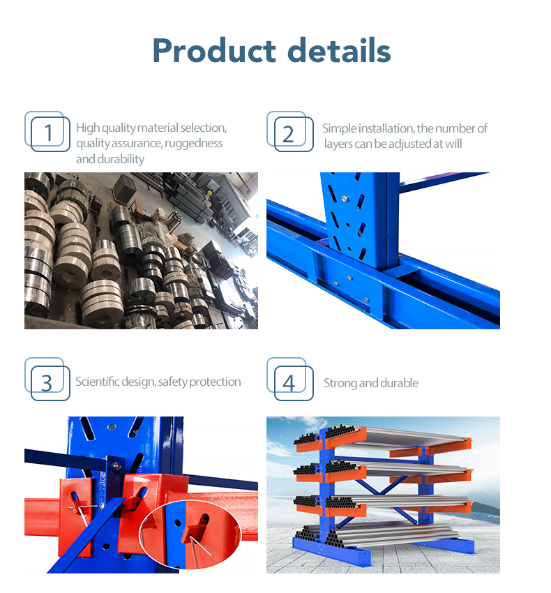 Factory direct sales of pipe storage rack warehouse cantilever shelving ...
